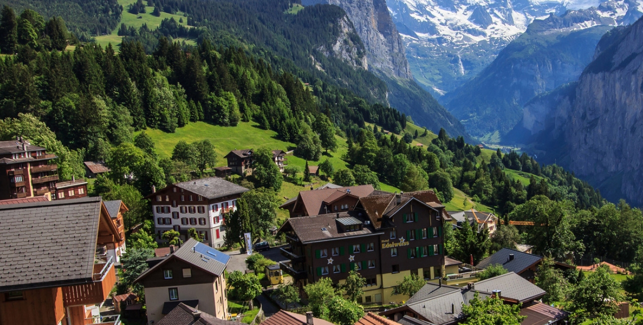 Grand Swiss Mountain Peaks from Basel